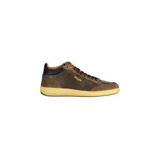 Blauer Braune Wildleder Sneakers - - Shoes - Herren - Braun - 40 EU