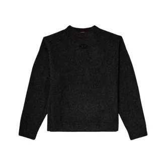 Diesel Homme, Pulls, Noir, Taille: M Pull Col Rond Oval D