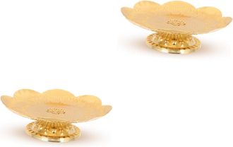 Amosfun 2St Kuchen Obst Gericht k&uuml;chendekoration living room decoration tablettstifft palet Fruchtdekor Tisch-Dessertst&auml;nder teller zur obstaufbewahrung Obstt