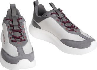 Calvin Klein Herren Light Eva Runner Hm0hm02241 Low Top, RED (Granite Gray/Rhubarb), 43 EU