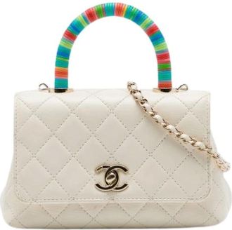 Chanel Sac bandouli&egrave;re Pre-owned - Femme - Pre-owned - Blanc - Taille: ONE Size