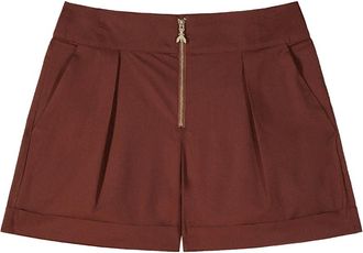 Patrizia Pepe Femme, Shorts, Brun, Taille: 42 FR Shorts D&eacute;contract&eacute;s