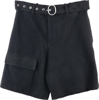 Jil Sander Bermudas mit Gürtel - Schwarz