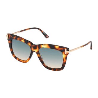 Tom Ford Havana Gr&uuml;ne Sonnenbrille Dasha - - Accessories - Damen - Braun - 52 MM