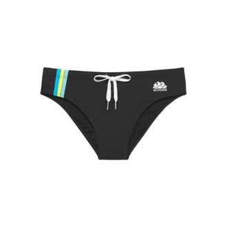 Sundek Badehose mit dreifarbigen Frontb&auml;ndern - - Swimwear - Herren - Schwarzk - M