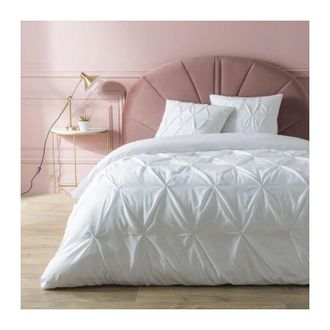 Paris Prix Paris Prix - Parure de Lit 3 Pièces Heloise 260x240cm Blanc