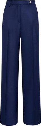 Kiton Femme, Pantalons, Bleu, Taille: 42 FR Viscose Pantalons