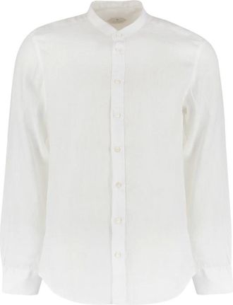 Bastoncino Homme, Chemises, Blanc, Taille: 4XL Simo Linen Shirt