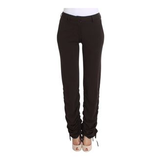 Ermanno Scervino Femme, Pantalons, Brun, Taille: 34 FR Pantalon Slim-fit