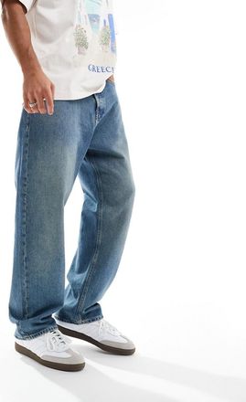 Jack & Jones Alex - Jean baggy - Bleu moyen délavé