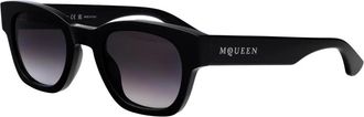 Alexander McQueen Stylische Sonnenbrille Am0530S - - Accessories - Herren - Schwarzk - 49 MM
