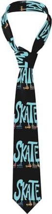 Generic Cravate DAffaires Mod&egrave;le De Patins &Agrave; Roulettes &Eacute;troit Men Tie Tendance Cravates Homme Pour Affaires Mariage &Eacute;v&eacute;nements