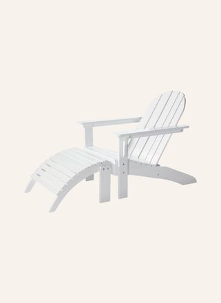 Cinas Cinas 2tlg.-Gartenm&ouml;belset Adirondack weiss