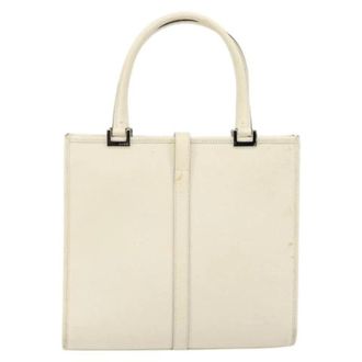 Gucci Sac &agrave; main vintage doccasion - Femme - Pre-owned - Beige - Taille: ONE Size