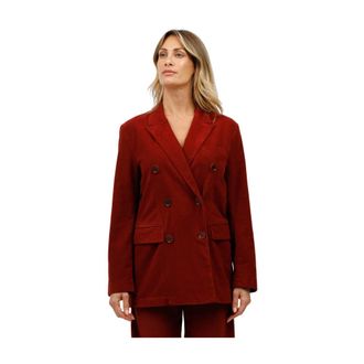 Aspesi Doppelreihiger Mantel mit sechs Kn&ouml;pfen - - Jackets - Damen - Rot - M