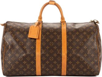 Louis Vuitton Crossbody Bags - Keepall 50 - Gr. unisize - in Braun - f&uuml;r Damen