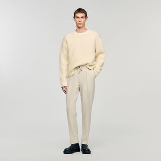 Sandro Gerade Hose mit Gummizug