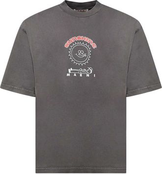 Marni T-Shirt - Dunkelgrau