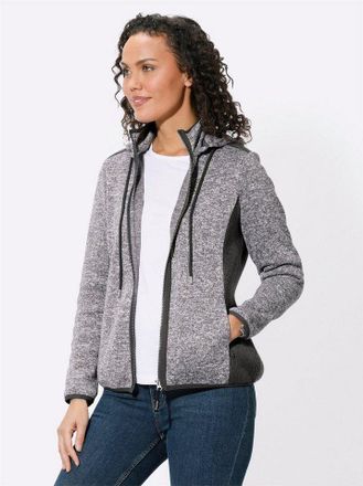 Witt Fleecejacke Strickfleece-Jacke Langarm