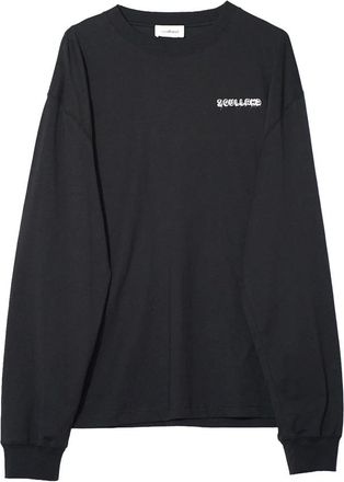 Soulland Femme, Tops, Noir, Taille: 38/40 FR Derek Graffiti L/S T-shirt
