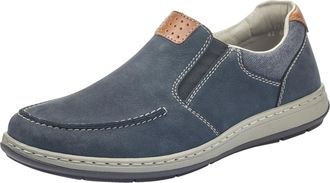 Rieker 17360, Herren Slipper, Blau (Pazifik/Amaretto/Navy), 44 EU (9.5 UK)