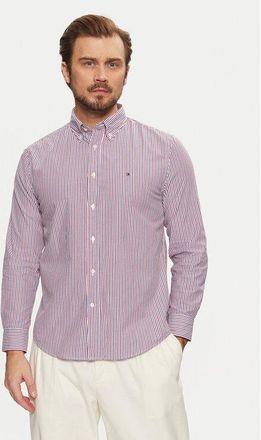 Tommy Hilfiger Hemd Classic MW0MW37549 Rot Regular Fit