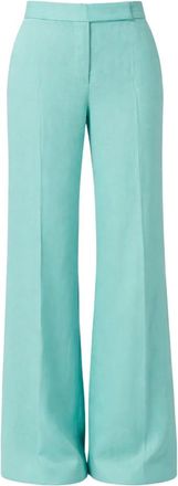 Max Mara Femme, Pantalons, Bleu, Taille: 34 FR Pantalon Palazzo