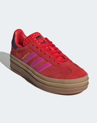 adidas Originals Gazelle Bold - Baskets - Rouge
