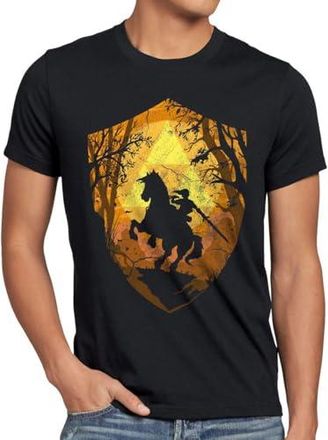 style3 Ride Through Hyrule T-Shirt Homme, Taille:XL;Couleur:Noir