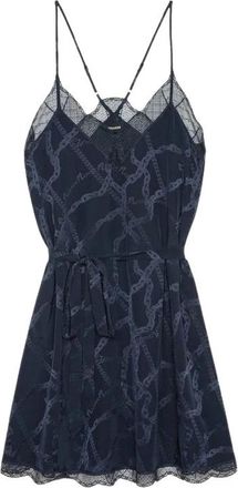 Zadig&Voltaire Femme, Robes, Noir, Taille: 36 FR Silk Jacquard Dress