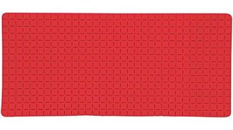 MSV Premium Duschmatte Badematte Badewannenmatte Badewanneneinlage antibakteriell rutschfest mit Saugn&auml;pfen - Rot - ca. 36 x 76 cm - duftet nach Rosen - w
