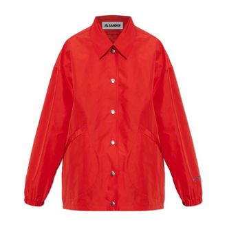 Jil Sander Femme, Vestes, Rouge, Taille: 42 FR Veste Oversize