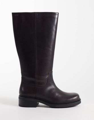 Vagabond Shoemakers Karlie bottes plates montantes &agrave; enfiler marron