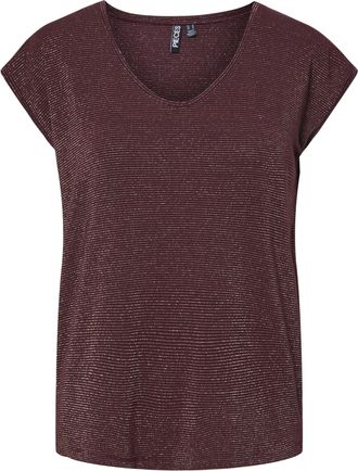 Pieces Pcbillo Tee Lurex Stripes Noos Bc