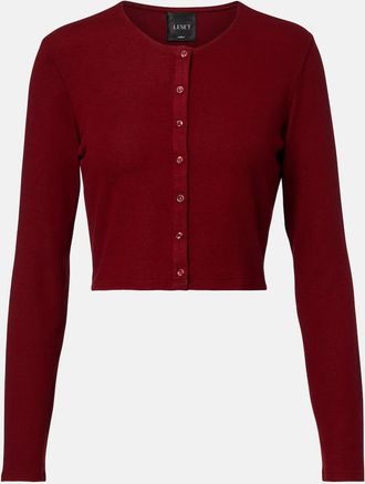 Leset Cropped-Cardigan Lauren aus Jersey