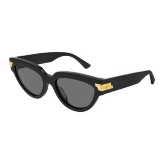 Bottega Veneta unisex, Accessoires, Noir, Taille: 55 MM Lunettes de soleil oeil-de-chat Bv1035S