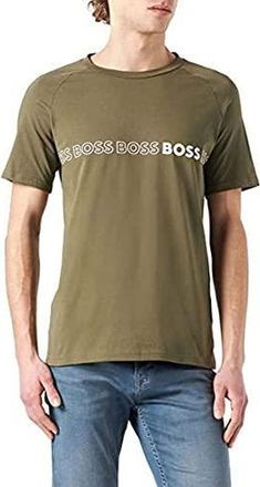 BOSS T-Shirt RN Slim Fit pour Homme. - Vert - M