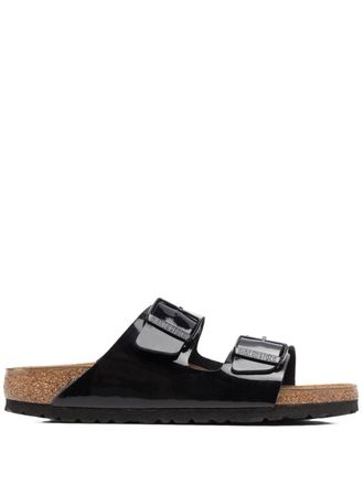 Birkenstock sandales &agrave; boucles - Noir