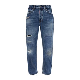 Dsquared2 Homme, Jeans, Bleu, Taille: XS Bro Jeans