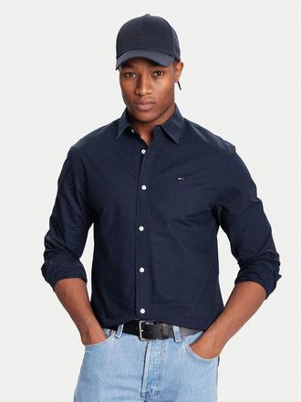 Tommy Jeans Hemd DM0DM22026 Dunkelblau Regular Fit
