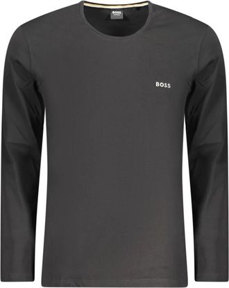 HUGO BOSS Homme, Tops, Noir, Taille: L T-shirt &agrave; manches longues