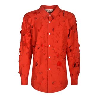 Marni Casual Shirt - - Shirts - Herren - Rot - S