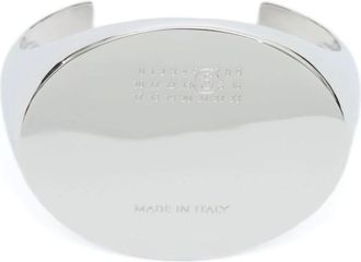Maison Margiela Femme, Accessoires, Gris, Taille: M Numeric Plaque Open Cuff