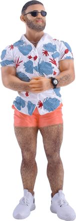 December Diamonds 55-55346 Poke The Bear Serie, Kinda Filz Niedlicher B&auml;r Ornament 17,8 cm