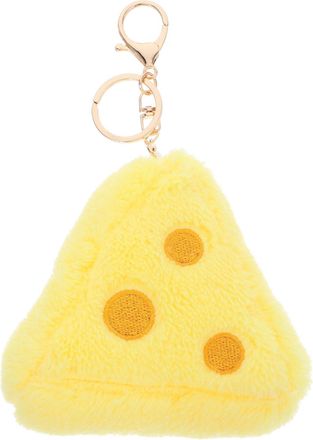 BESTOYARD Pl&uuml;sch Schl&uuml;sselanh&auml;nger K&auml;se 18.5X11X4.5Cm Weiches Kuscheltier Anh&auml;nger Charm F&uuml;r Taschen Rucksack Accessoire Leicht Tragbar