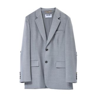 Moschino Giacca Alamari - - Jackets - Damen - Grau - L