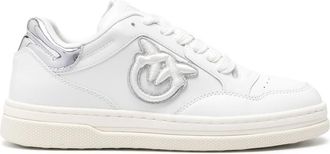 Pinko Pinko, Homme, Chaussures, Blanc, Taille: 41 EU Leather Baskets
