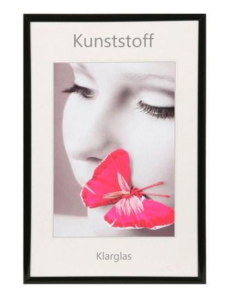 Ideal Dokument Bilderrahmen 21x29,7 DIN A4 Urkunde Meisterbrief Zeugniss Zertifikate: Farbe: Schwarz o. Aufsteller Glas