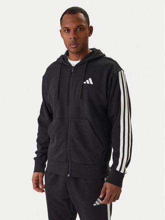 adidas Sweatshirt Essentials 3-Stripes JD1877 Schwarz Regular Fit
