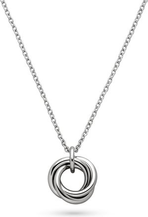 s.Oliver Necklace - Elegante Halskette aus poliertem Edelstahl - Silber - Ankerkette 47 cm - wasserfest & hautfreundlich